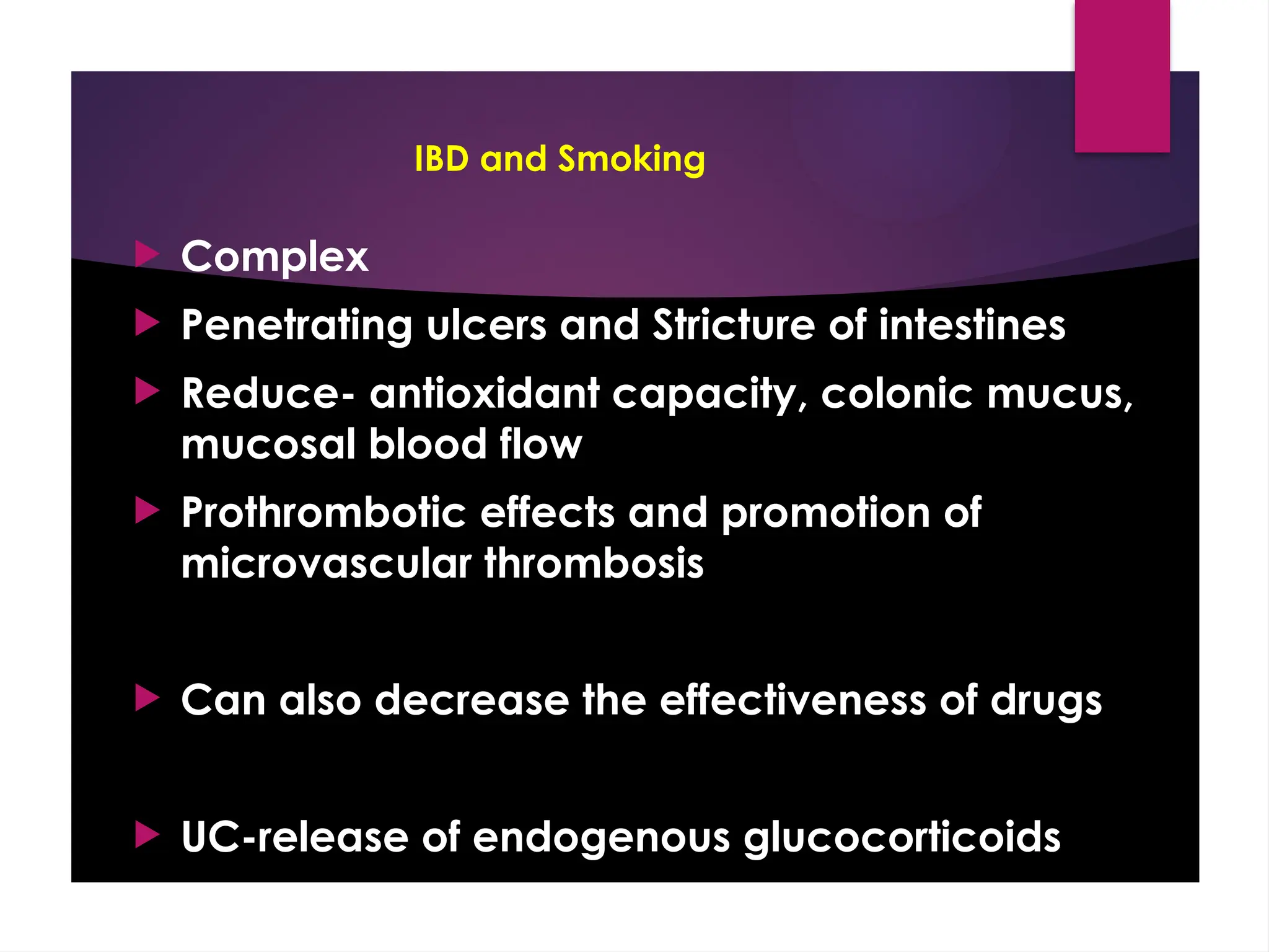 Inflammatory Bowel Disease-Flares & Management | PPT