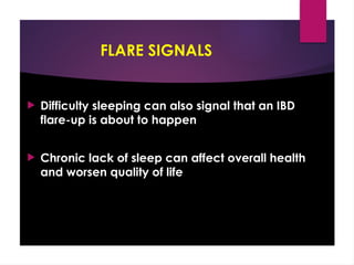 Inflammatory Bowel Disease-Flares & Management | PPTX
