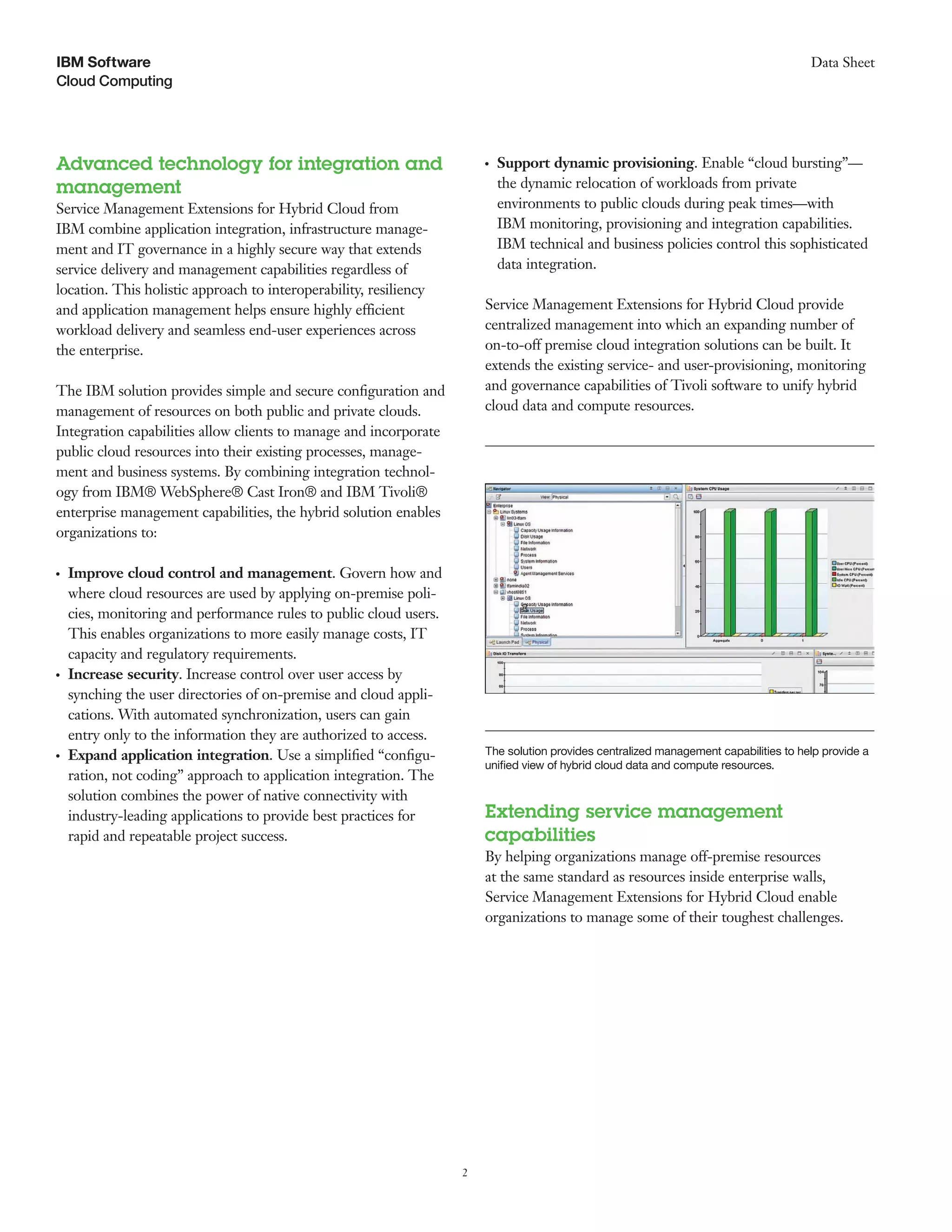 IBM Service Management Extensions for Hybrid Cloud | PDF