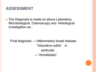 A CASE PRESENTATION ON IBD (INFLAMMATORY BOWEL DISEASE) | PPTX