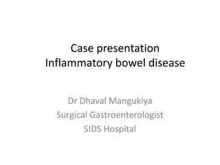 Inflammatory bowel disease | PPTX
