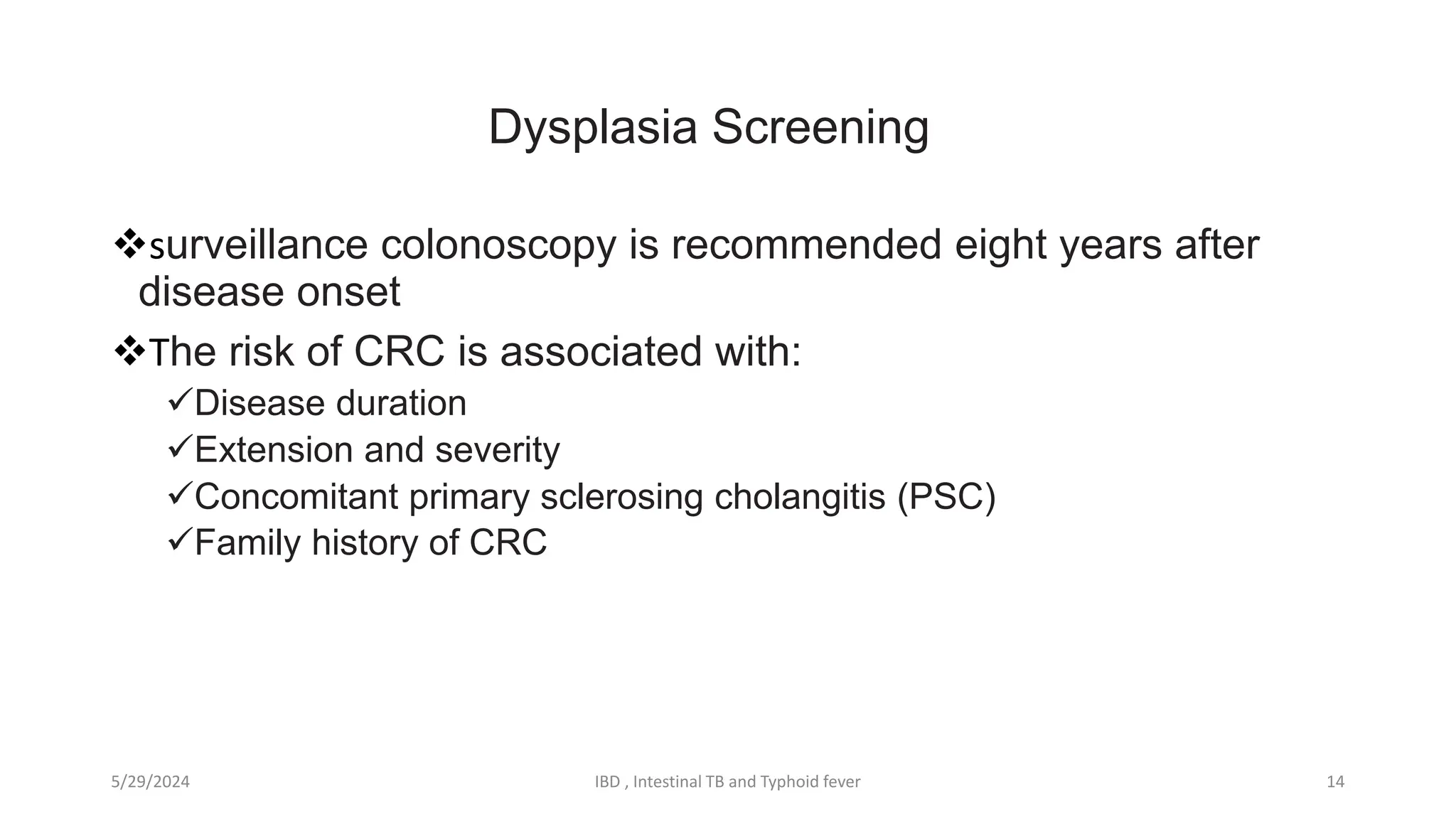 IBD, Intestinal TB and Typhoid fever.pptx