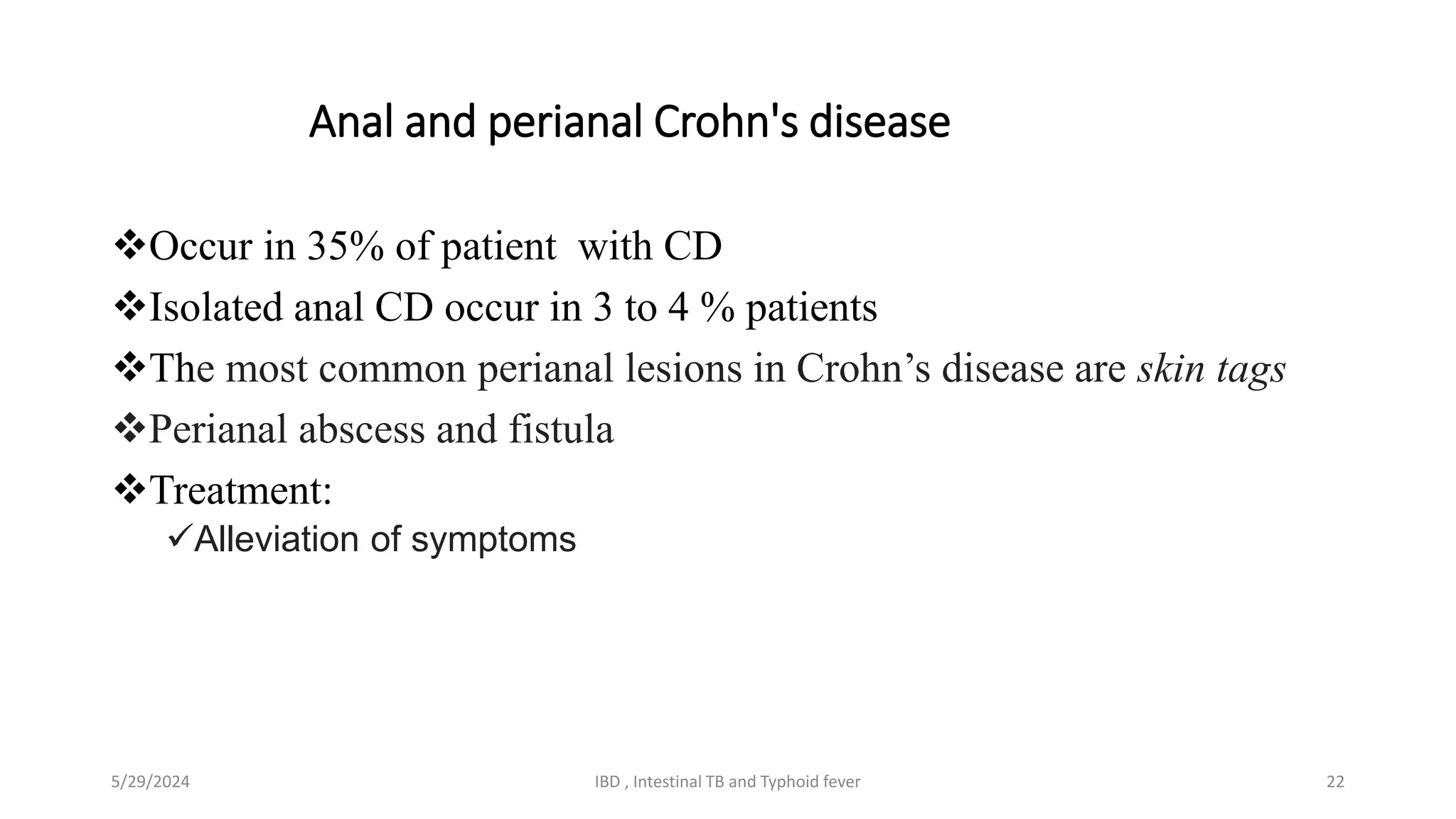 IBD, Intestinal TB and Typhoid fever.pptx