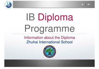 IB Diploma Programme | PPT