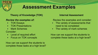 IB Diploma Programme for Grade 10 and 11 Parents | PPTX