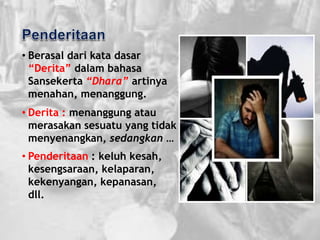 Ilmu Budaya Dasar - Manusia dan Penderitaan | PPTX