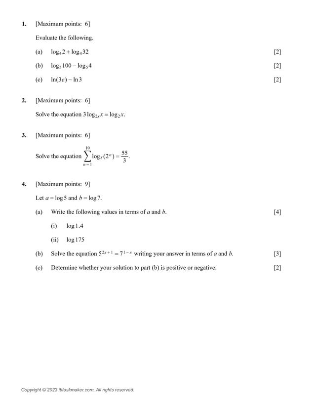 IBDP_1-Review_work_sheet_1 (1).pdf for IBDP | PDF