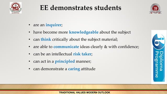 IBDP_EE _PPT.pptx | Educational Assessment | Education