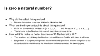 Ib dp hl mathematics cat 1 day 1 | PDF