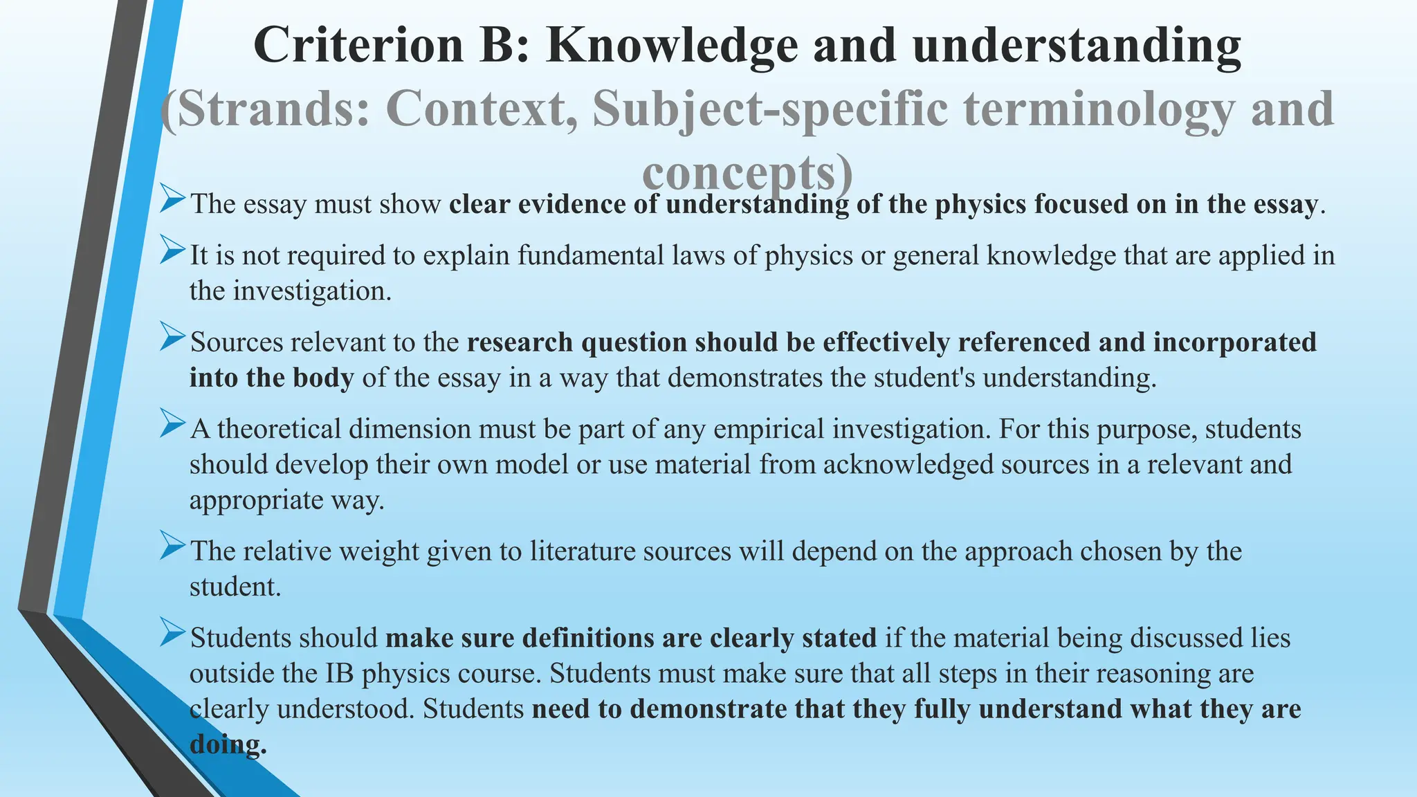 Ibdp physics exetended essay and army ppt.pptx