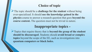 Ibdp physics exetended essay and army ppt.pptx