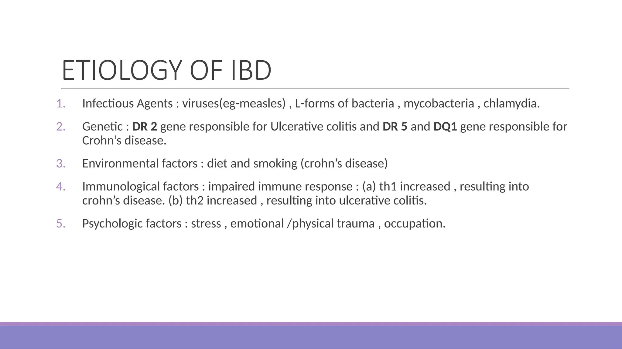 IBD- Inflammatory bowel disease. 2 types - ulcerative colitis and crohn ...