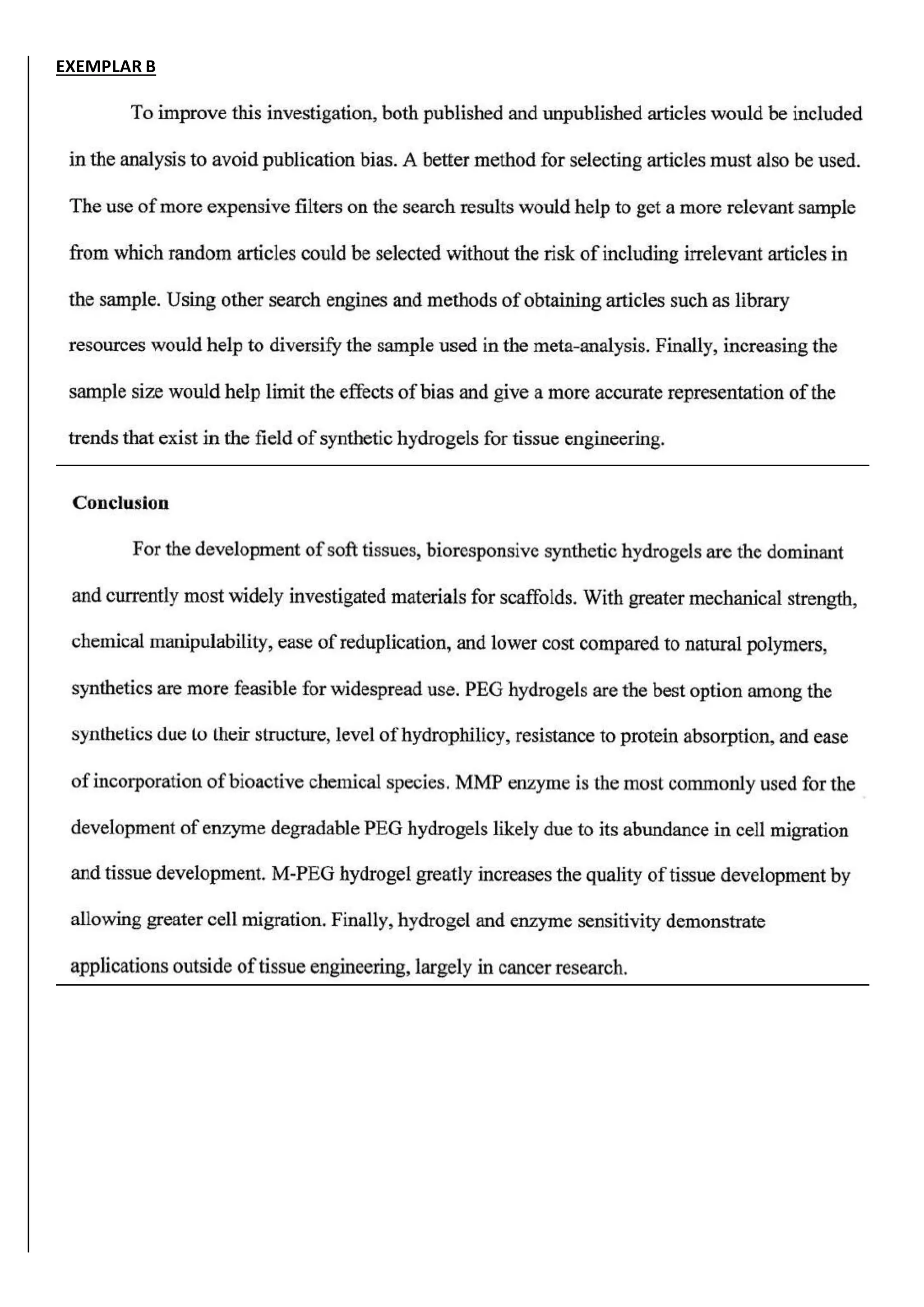 IBDP Science Extended Essay Exemplars of Critical Thinking | PDF