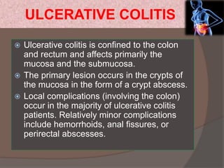 INFLAMMATORY BOWEL DISEASE | PPTX