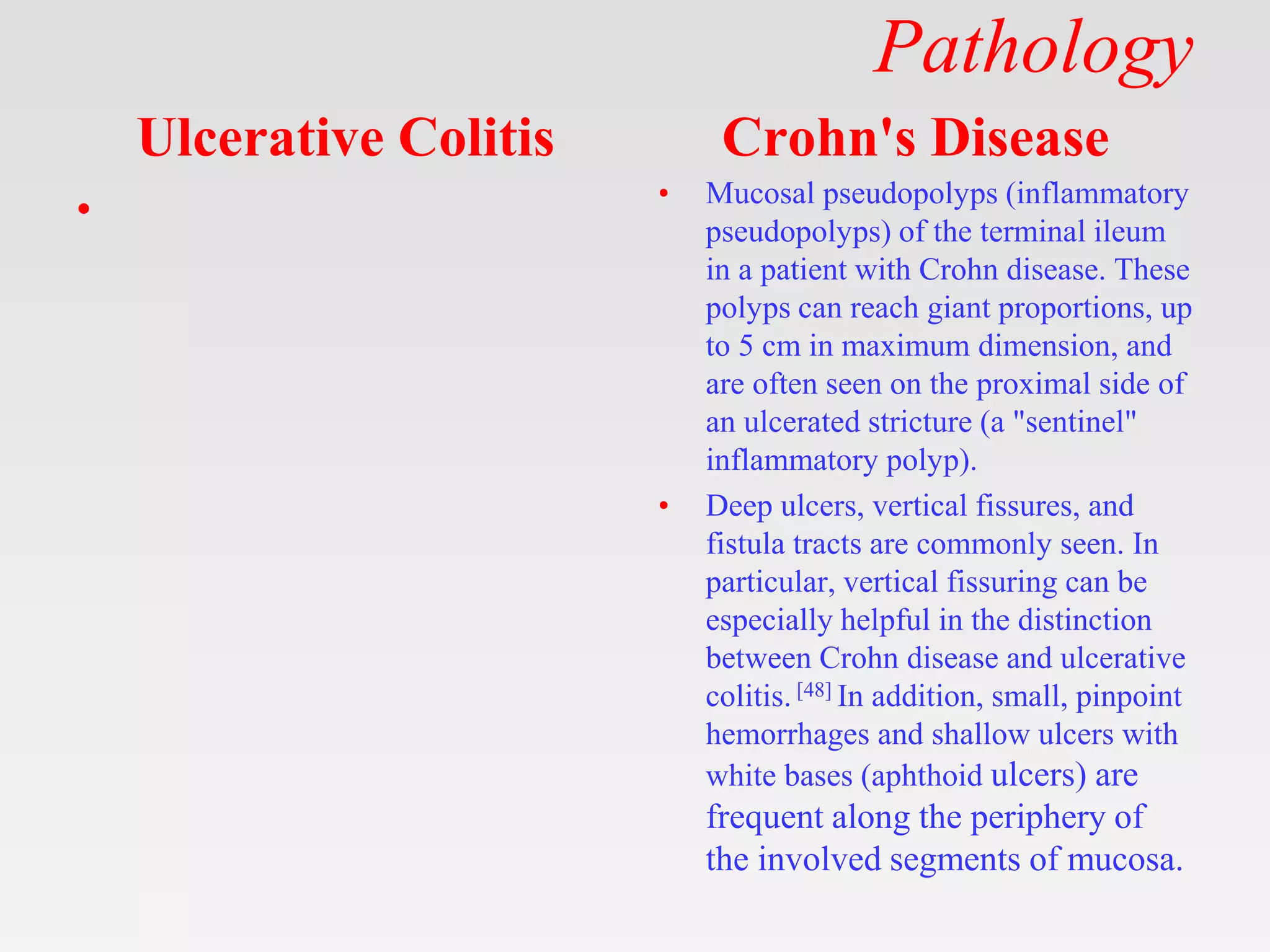 IBD Uicerative colitis versus crohn's disease.pptx