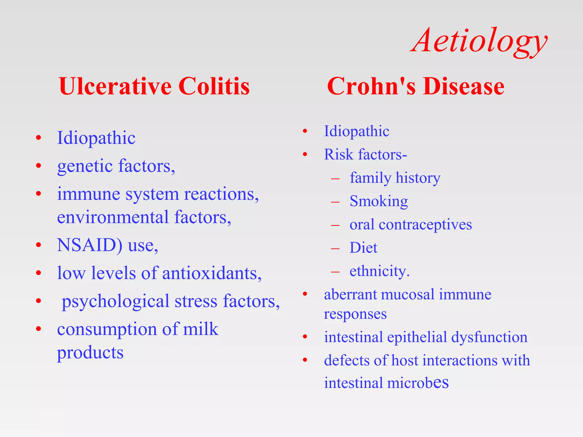 IBD Uicerative colitis versus crohn's disease.pptx