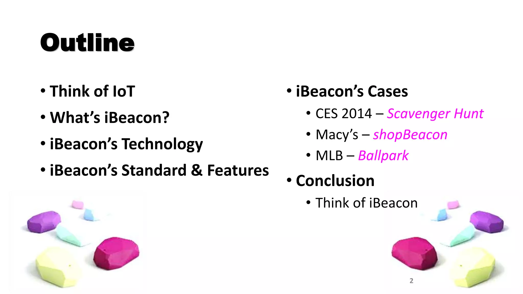 ibeacon - Indoor Navigation | PPTX | Smartphones | Consumer Electronics