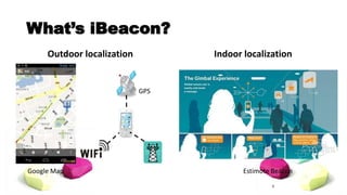 ibeacon - Indoor Navigation | PPTX | Smartphones | Consumer Electronics