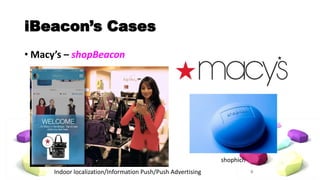 ibeacon - Indoor Navigation | PPTX | Smartphones | Consumer Electronics