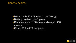 iBeacon Lecture by Enrise | PPTX