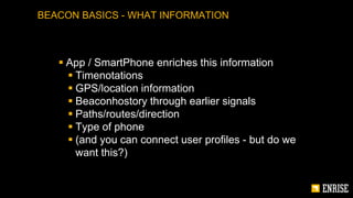 iBeacon Lecture by Enrise | PPTX