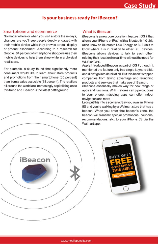 Know the features of iBeacon | PDF