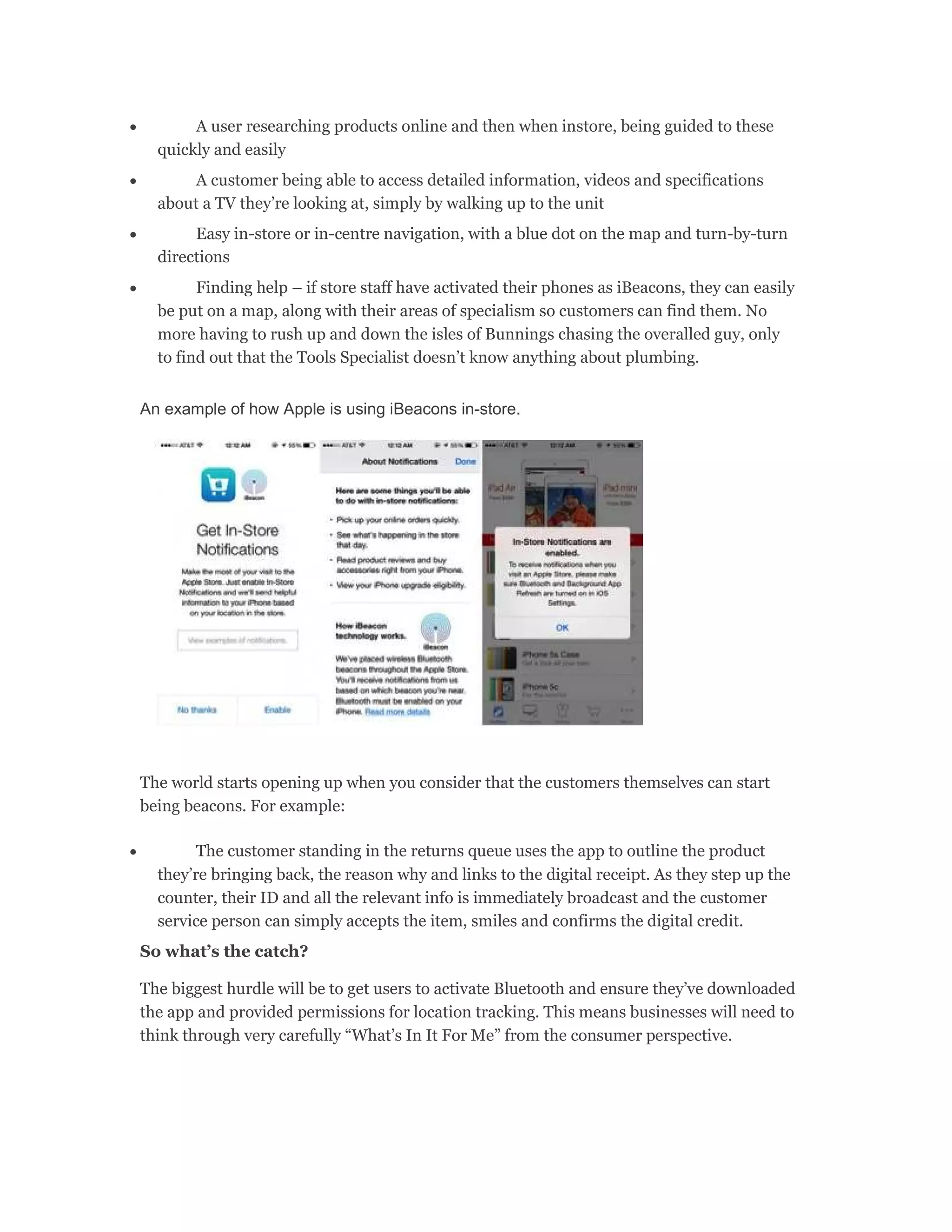 Ibeacons | PDF | Smartphones | Consumer Electronics