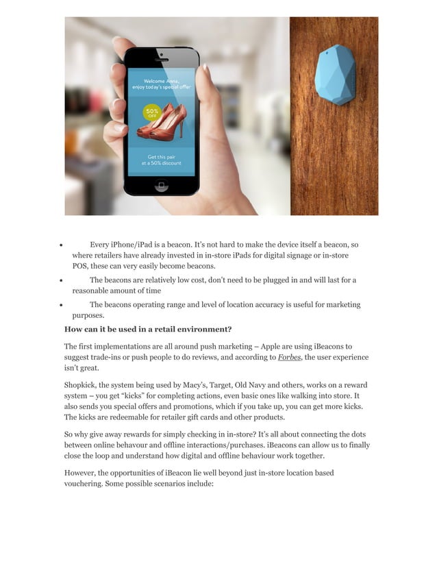 Ibeacons | PDF