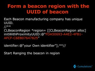 Understanding of iBeacons for BLE Projects | PPTX | Computing | Technology & Computing