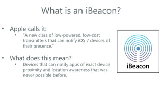 iBeacons for Everyone, From iOS to Android | PPT
