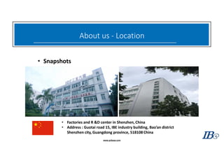 IBe Electronics - company profile | PDF
