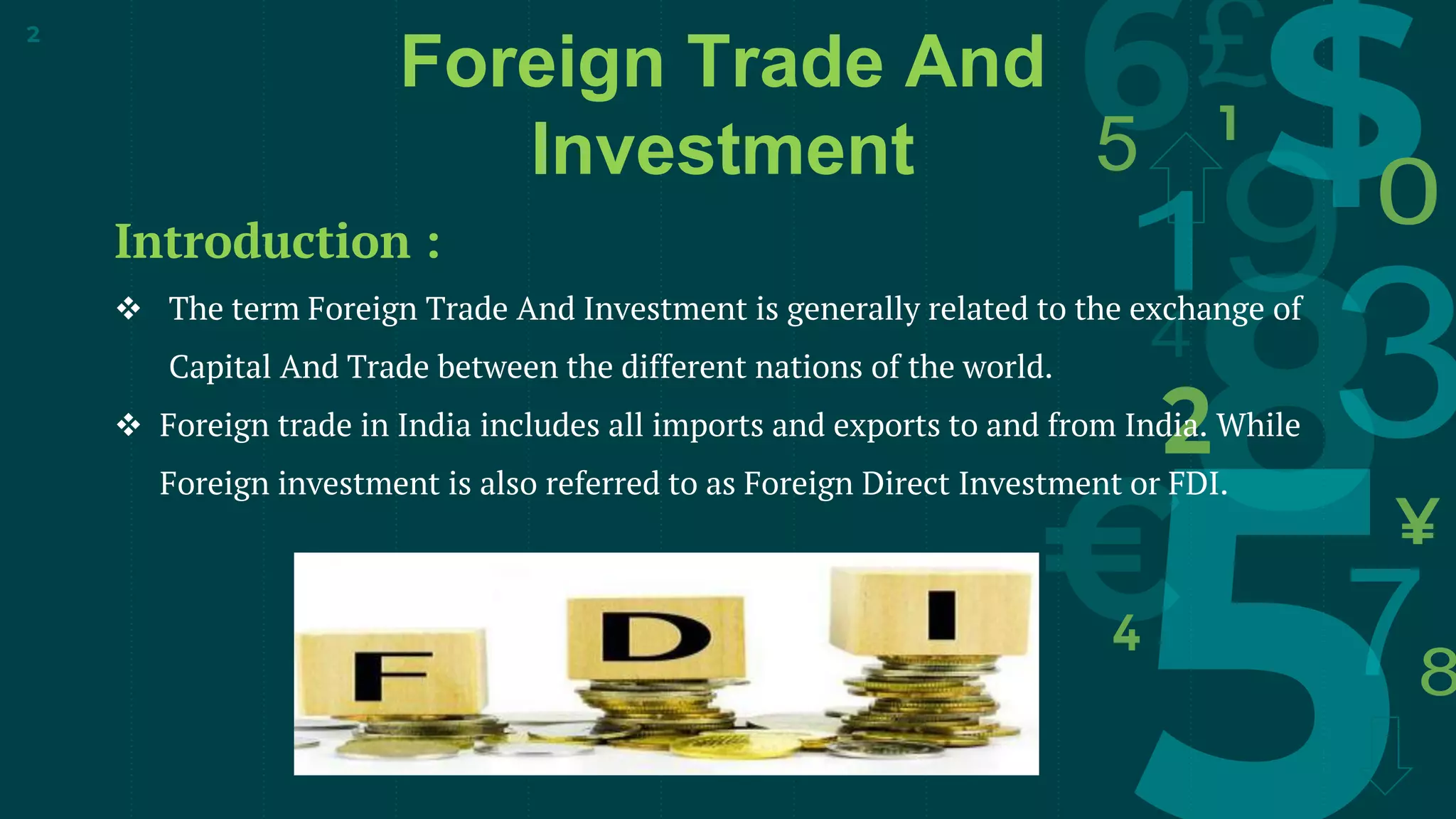 Foreign Trade and Investment And Its Competitiveness | PPT