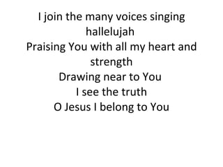 I Belong To You | PPT