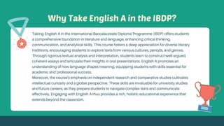 IB English A Brief Manual For your Speaking | PPT