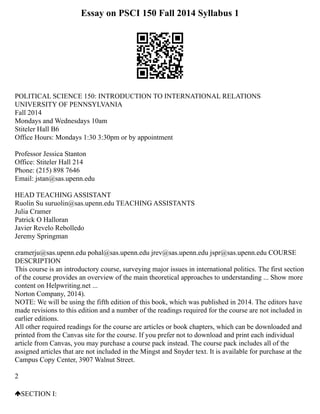 Ib English Paper 1 Thesis Outline | PDF