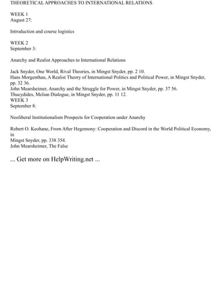 Ib English Paper 1 Thesis Outline | PDF