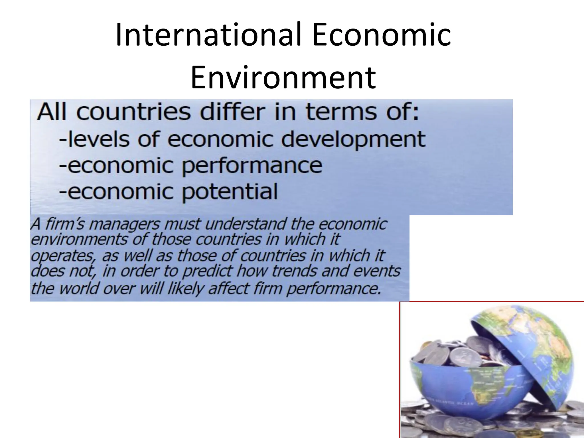 IB Environment PPT of International Business | PPT