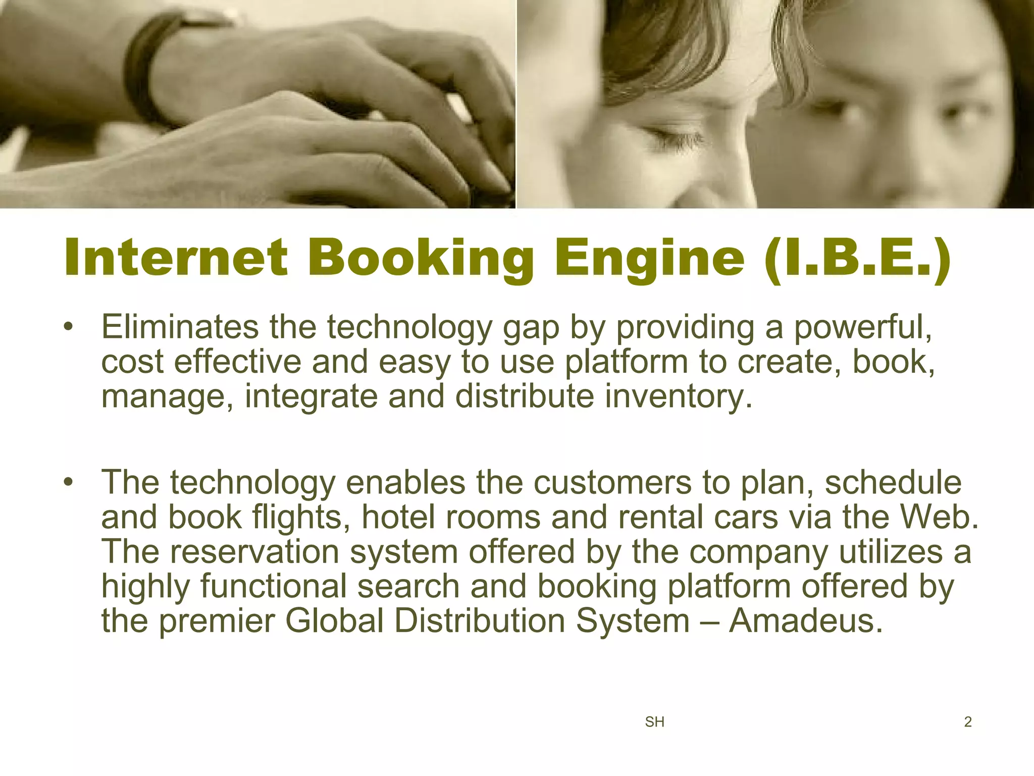 Internet Booking Engine | PPT