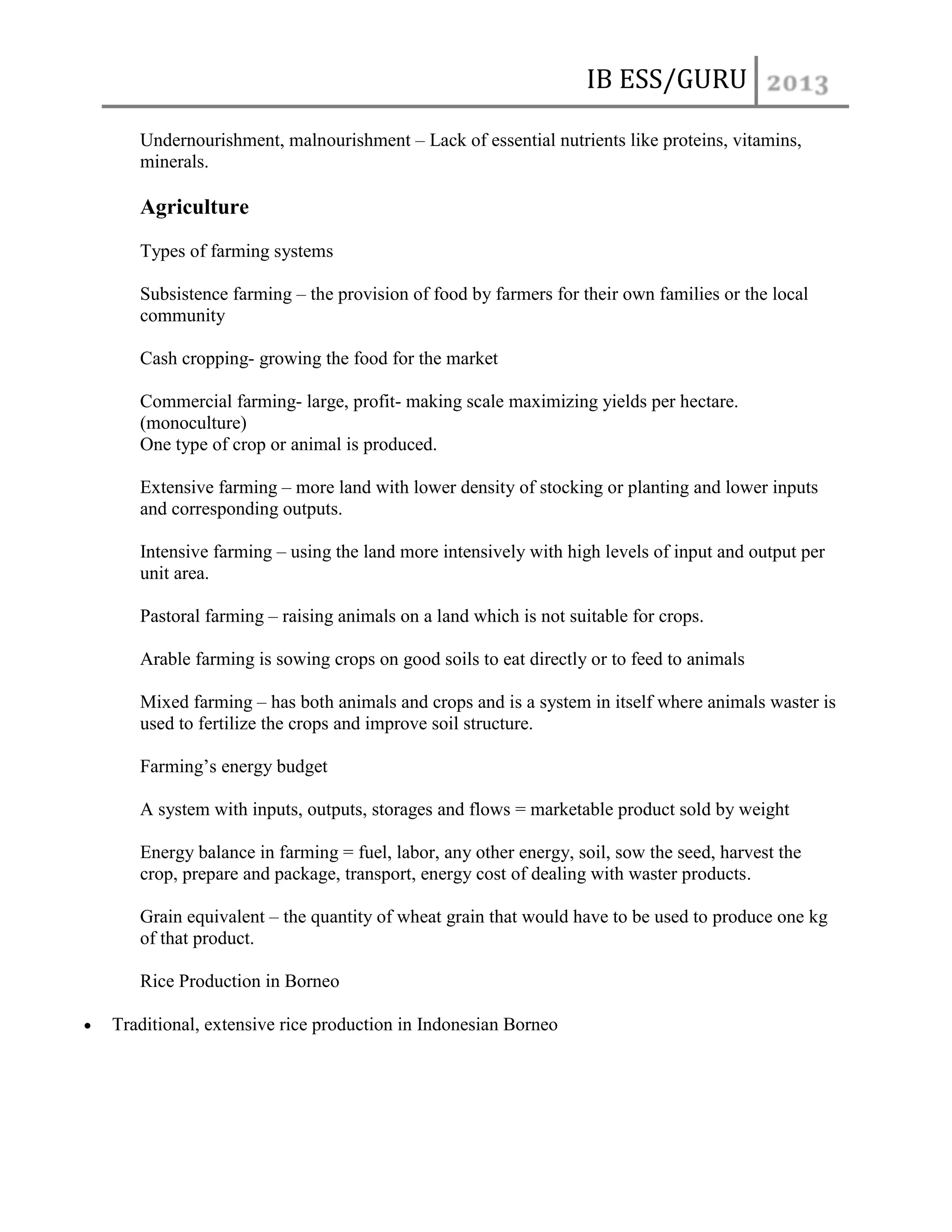 Ib ess exam notes | PDF