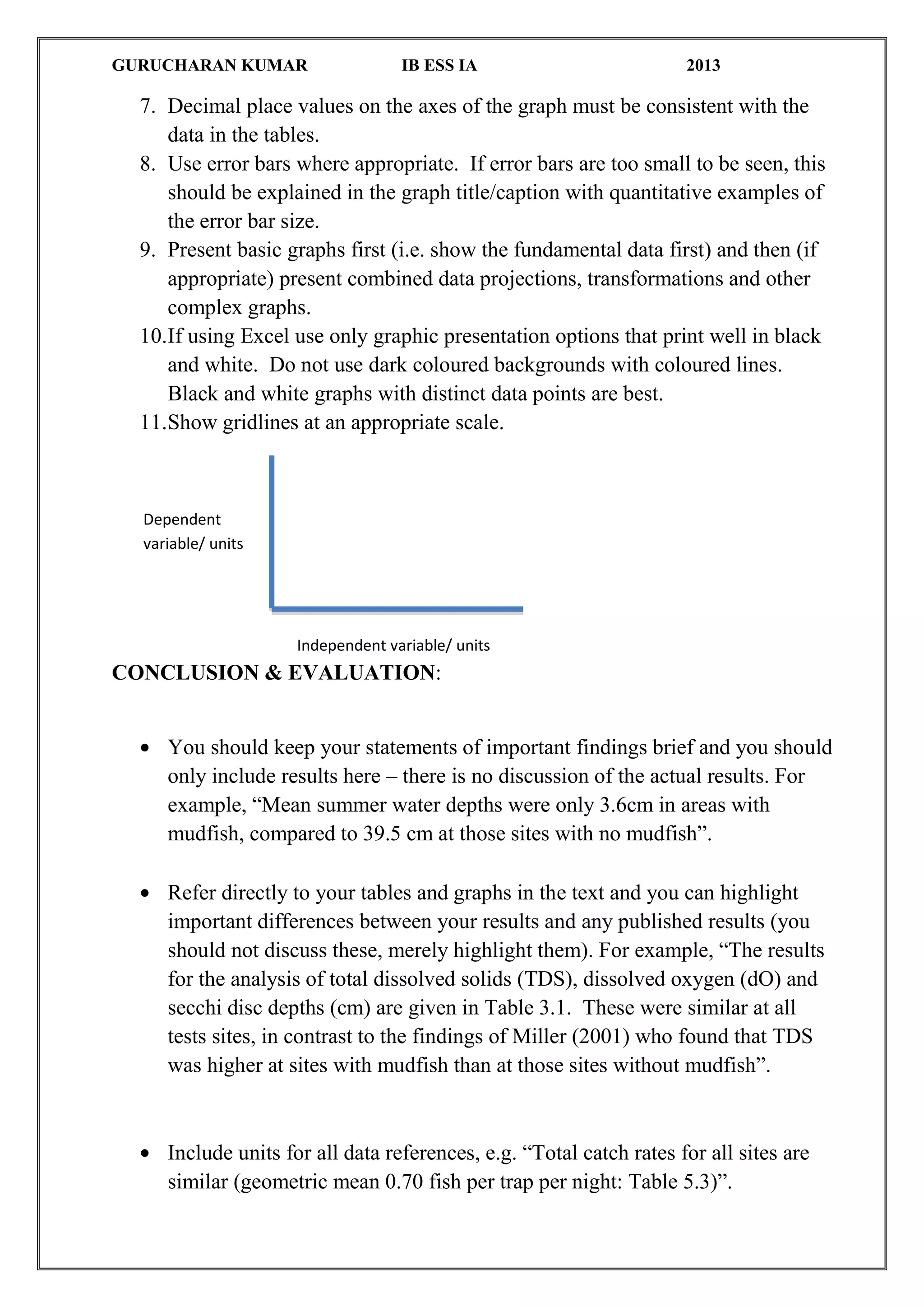 IB ESS -How to write a Good Lab report | PDF