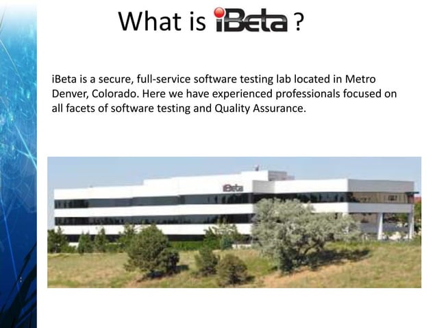 iBeta QA Overview | PPT