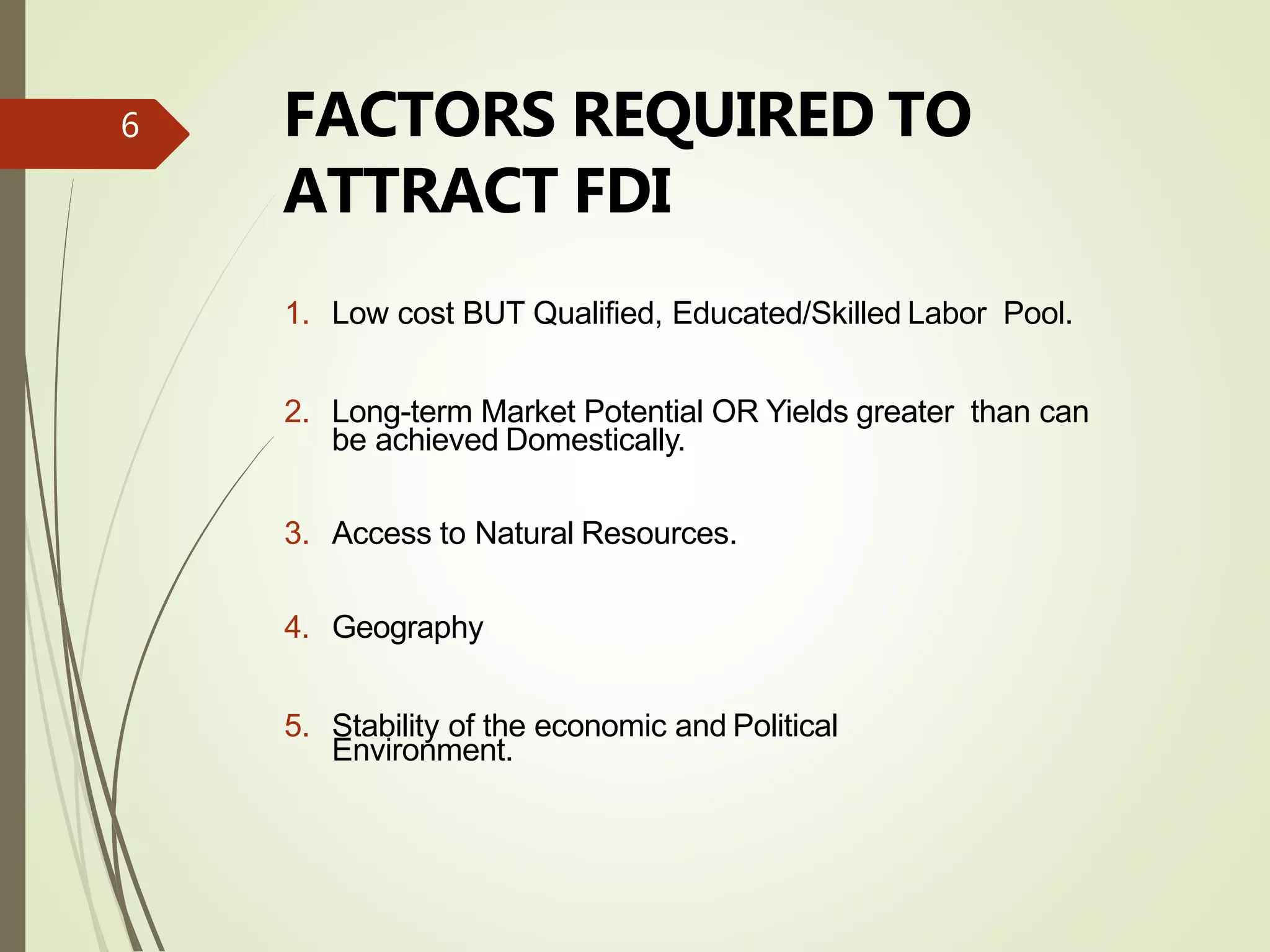 FDI IN INDIA PPT | PPTX