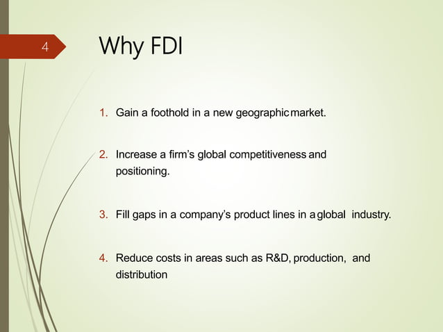 FDI IN INDIA PPT | PPTX