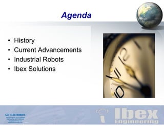 Ibex- A Practical Overview Of Robots & Mechatronic Systems | PPT