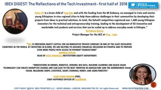 Ibex digest H1 2018 tech &startup investment - Ethiopia report | PDF ...