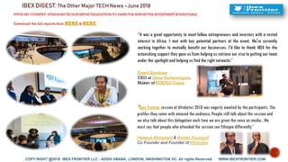Ibex digest H1 2018 tech &startup investment - Ethiopia report | PDF ...