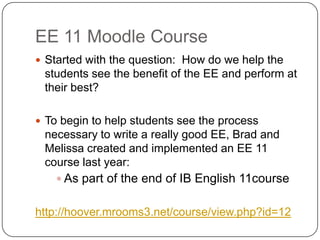 Ib faculty meeting ee presentation (blog copy) | PPT