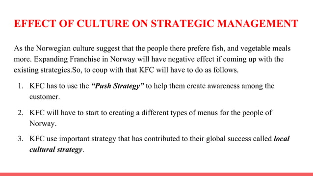 KFC In Norway (Reentry Of KFC In Norway) | PPTX | Business ...