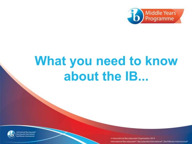 IB for Parents | PPTX
