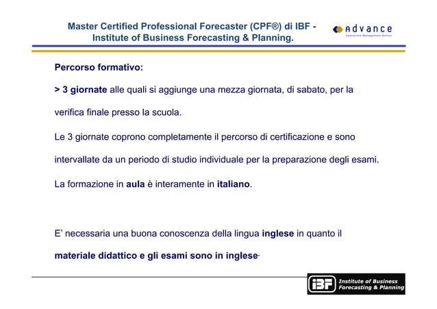 NEW! Demand Planning - IBF - Master Certified Professional Forecaster | PPT
